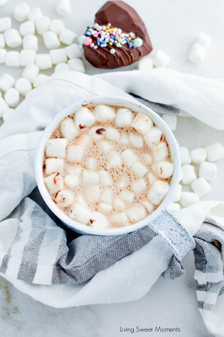 Latte Hot Chocolate Bombs - Living Sweet Moments