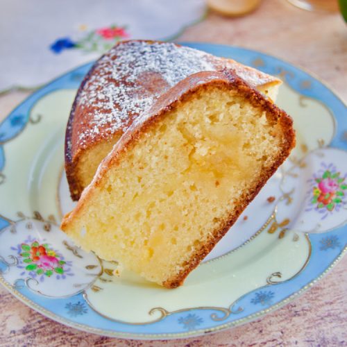 Moist Citrus Curd Cake - Living Sweet Moments
