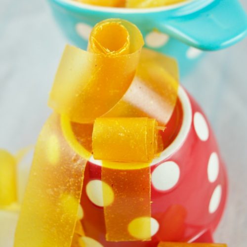 Healthy Mango Fruit Roll Ups - 1 Ingredient! - Living Sweet Moments