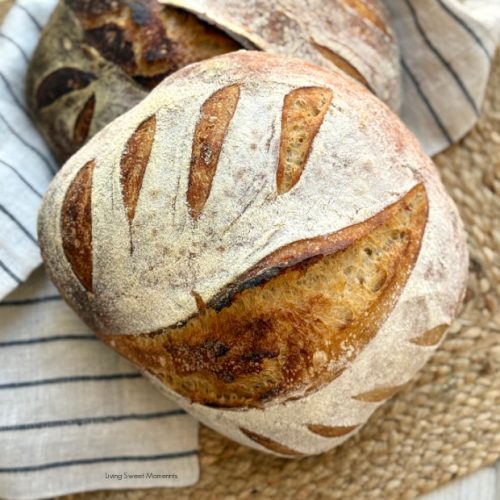 High Hydration Sourdough Bread - Living Sweet Moments