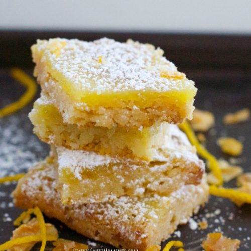 Delicious Orange Bars Recipe - Living Sweet Moments