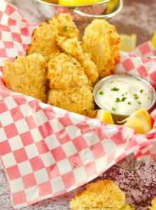 Potato Chip Crusted Fish (Crispy Oven-Baked Dinner) - Living Sweet Moments