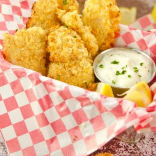 Crunchy Potato Chip Crusted Fish Dinner - Living Sweet Moments