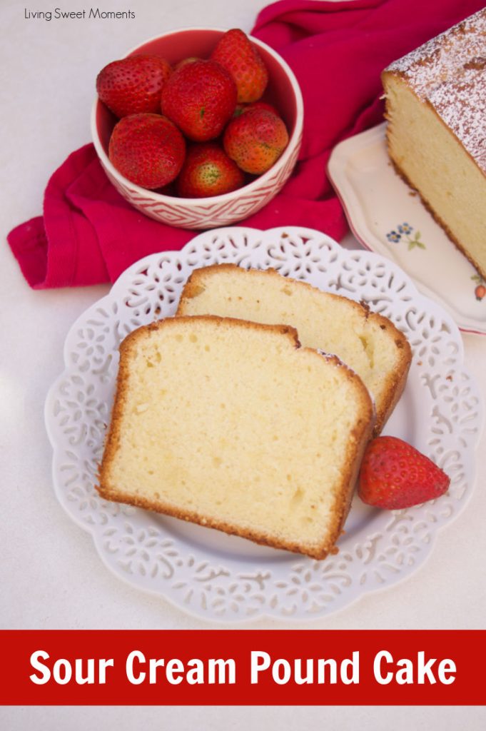 Sour Cream Pound Cake (Moist, Soft & Easy Recipe) - Living Sweet Moments